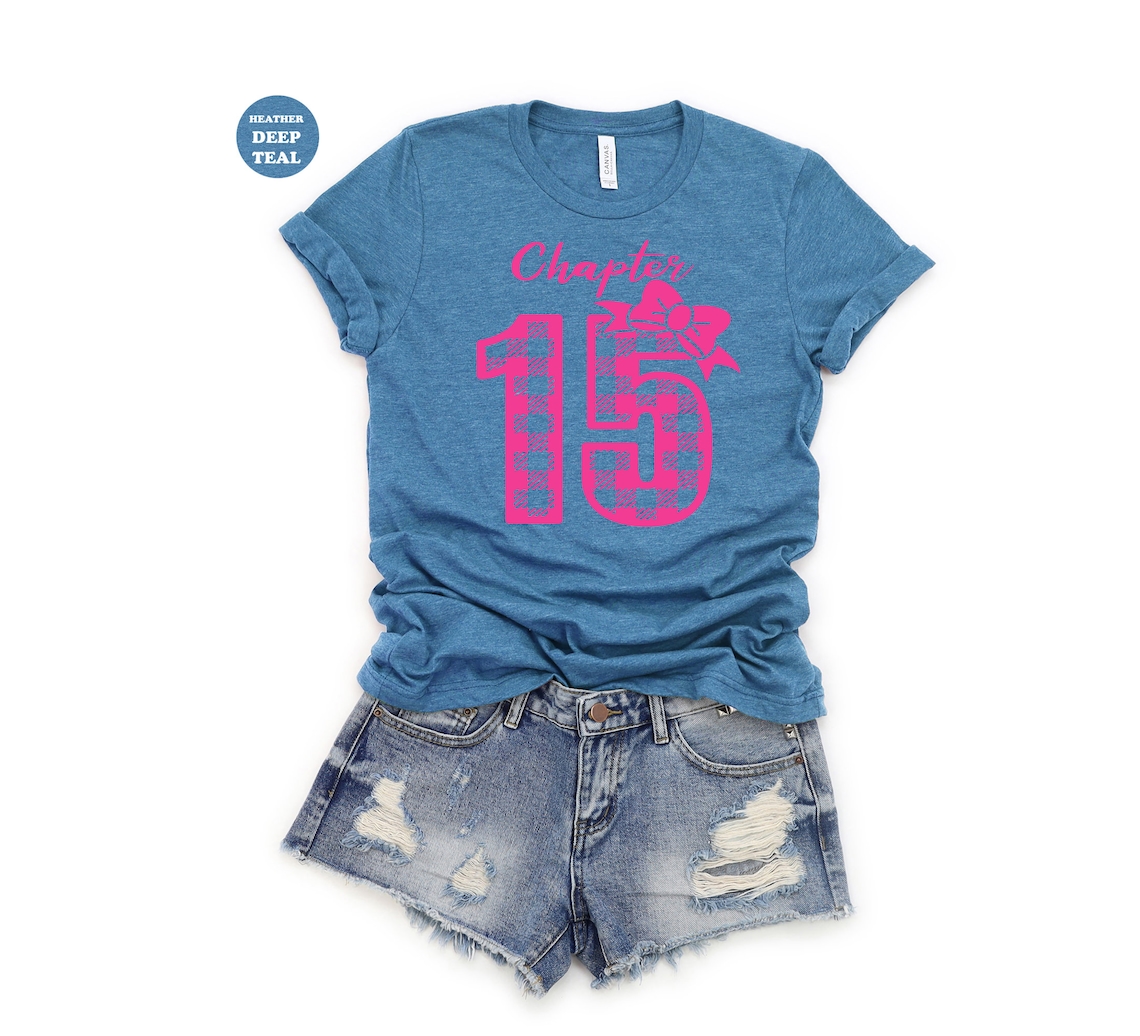 15th Birthday Shirt, 15th Birthday Girl, Sweet 15 Birthday Girl T-shirt ...