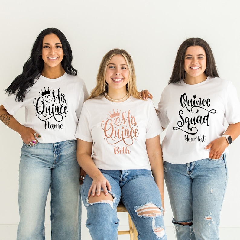 Mis Quince Shirts, Quince Shirt, Quinceañera Birthday Shirts ...