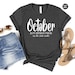 October Birthday Shirt,october Girl Gift,october is My Birthday Shirt ...