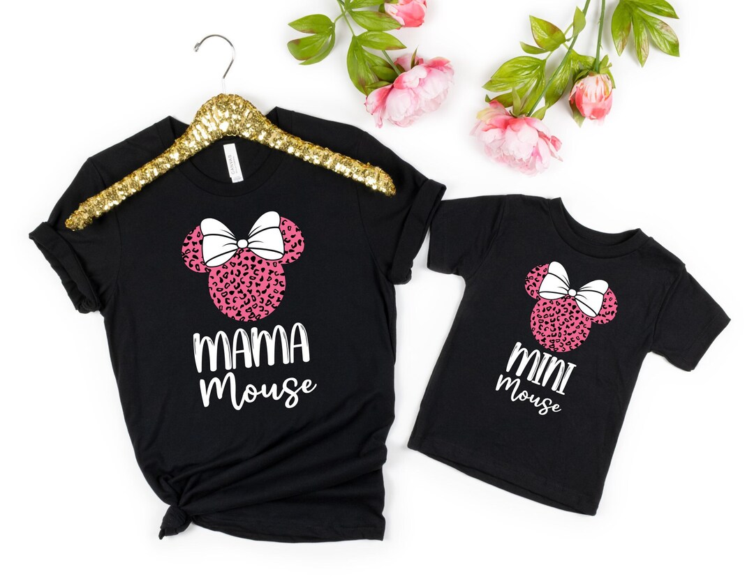 Mama and Mini Mouse Shirt, Custom Disney Mama Mini Shirt, Disney Mom ...