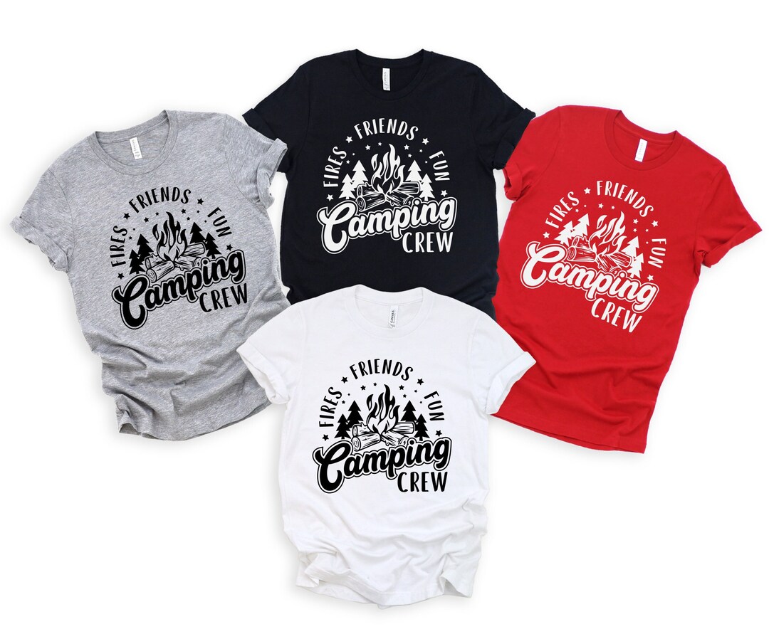 Camping Crew Shirts, Summer Camp Shirts, Camping Family Shirt, Family ...