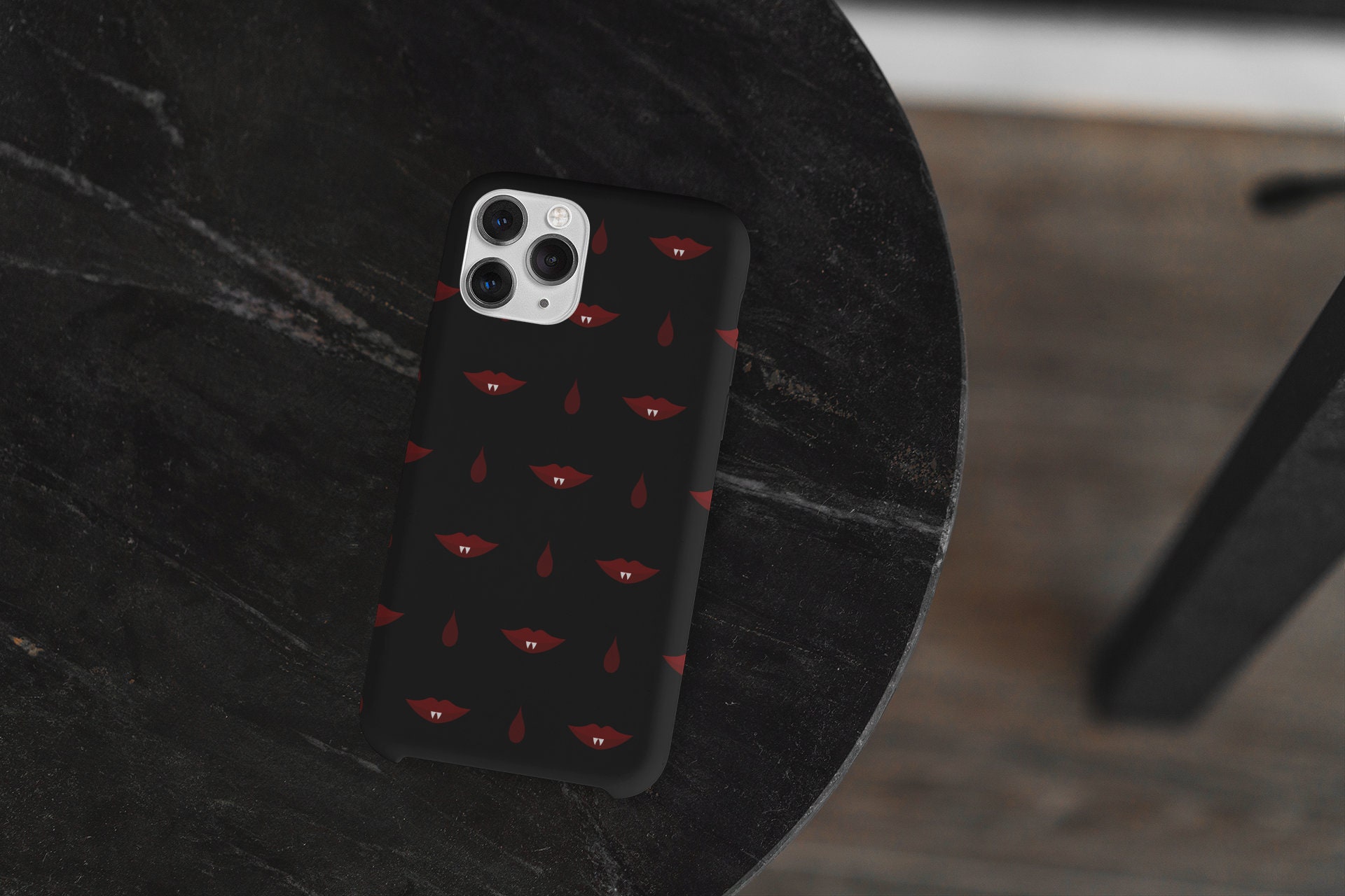 Vampire Fangs and Blood Drops Seamless Repeatable Pattern | Spooky ...