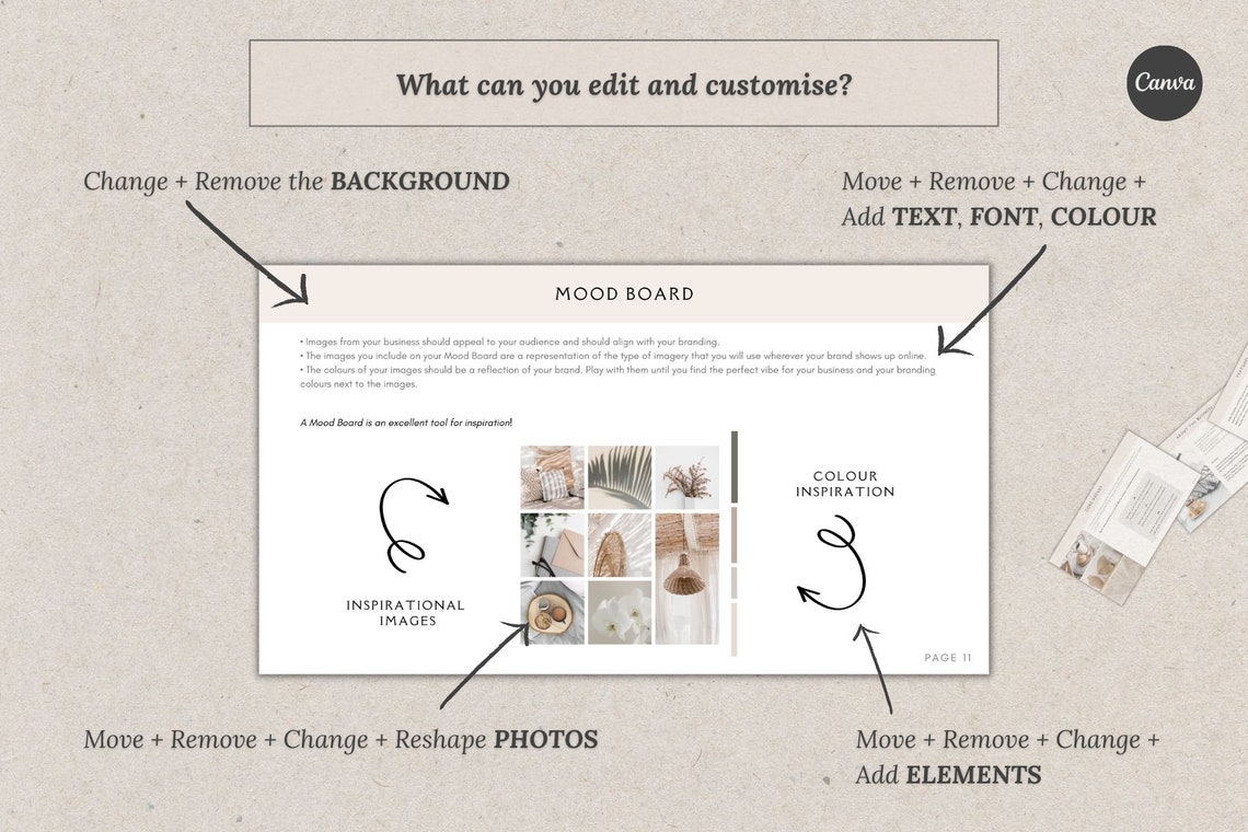 20-page Brand Guidelines Template / Canva / Brand Style Guide / Brand ...
