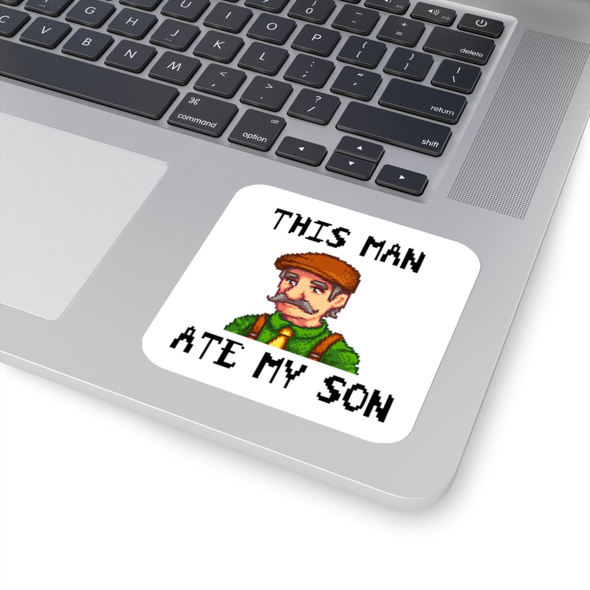 This Man Ate My Son Sticker - Etsy