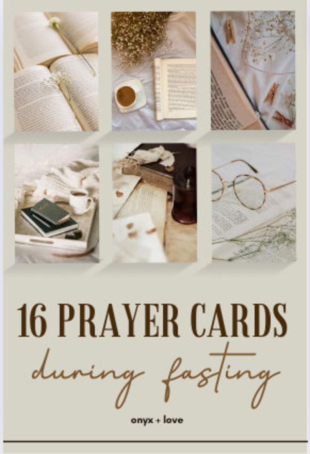 PRAYER CARDS PDF Digitial Download Perfect During Fasting 16 Prayer ...