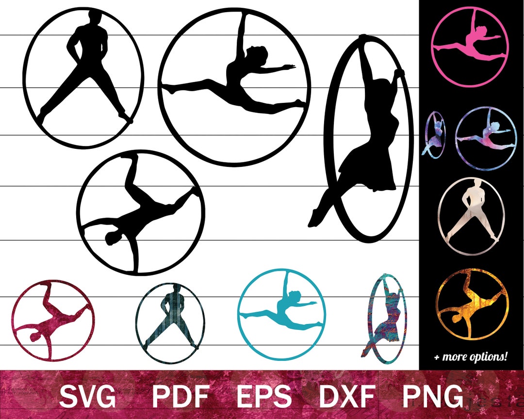 Cyr Wheel SVG Bundle, Cirque SVG, Cyr Wheel Shirt Design Digital Files ...