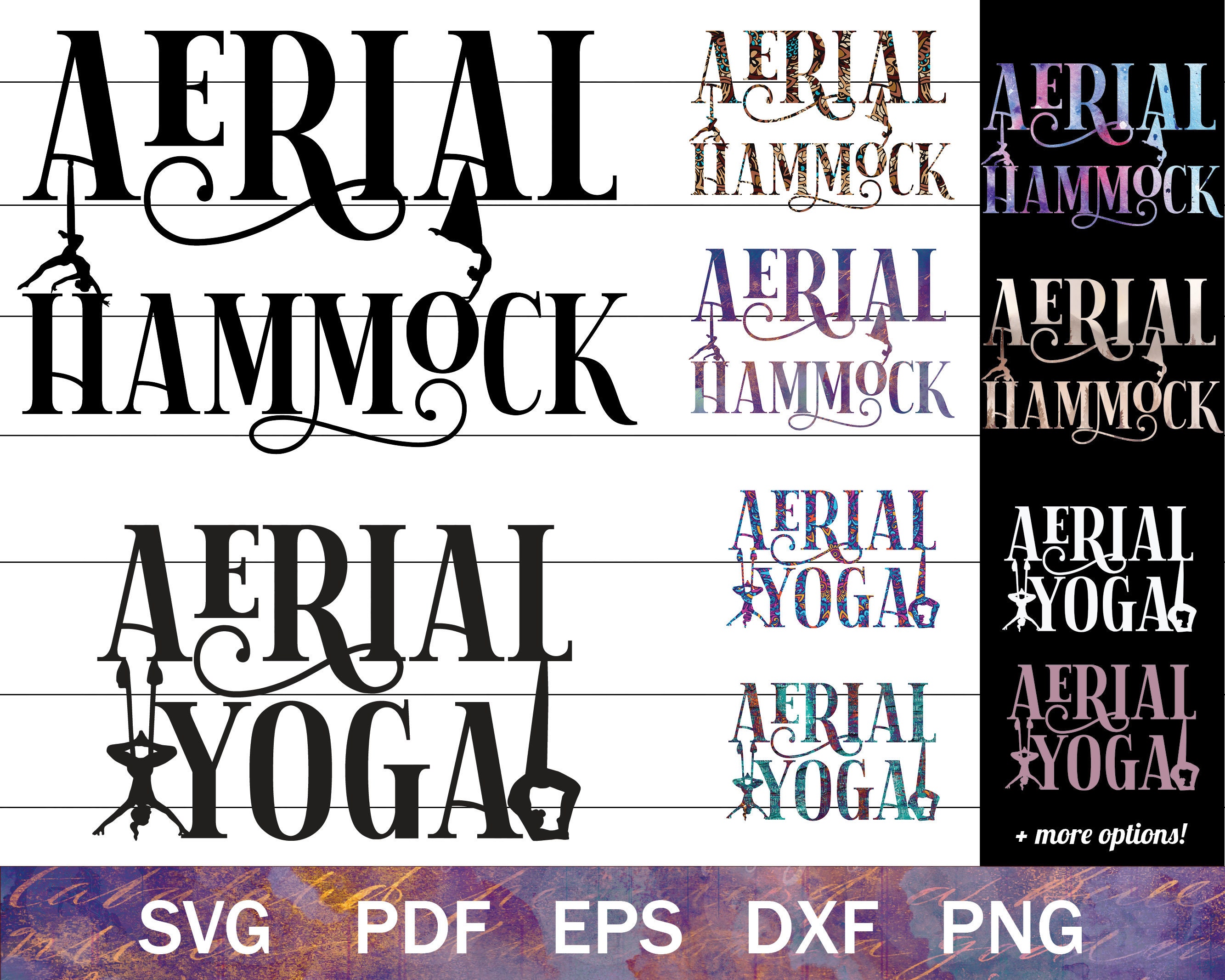 Aerial Hammock SVG Bundle, Aerial Yoga SVG, Aerialist Shirt Design ...