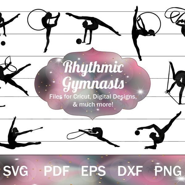 Gymnast Clip Art - Etsy