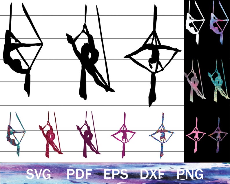 Aerial Silks SVG Bundle, Aerialist SVG, Aerial Silks Shirt Design ...