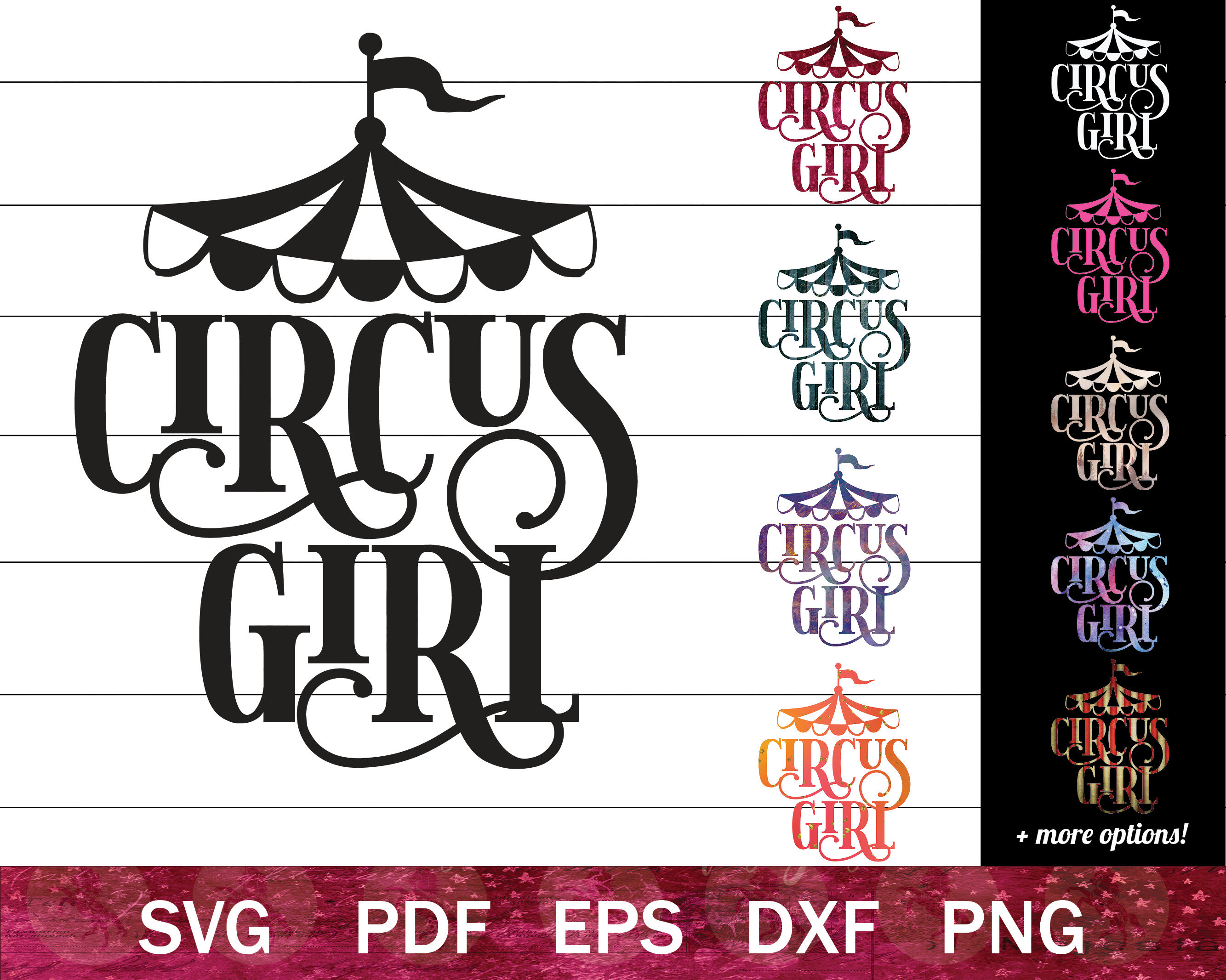 Circus SVG Bundle, Circus Girl SVG, Aerialist Shirt Design Digital ...