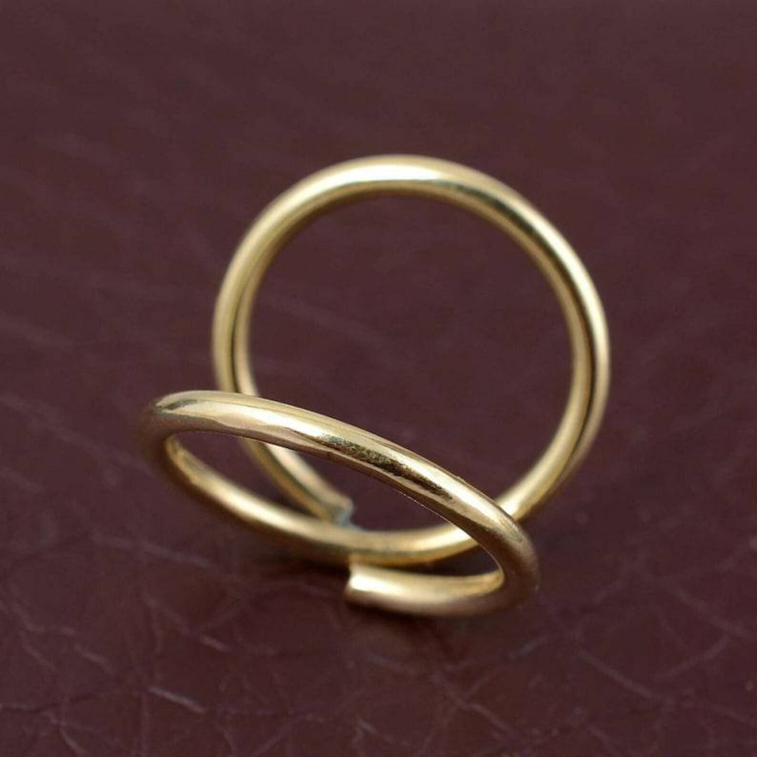 Swan Neck Sterling Silver Splint Ring Adjustable for PIP or DIP Joint ...
