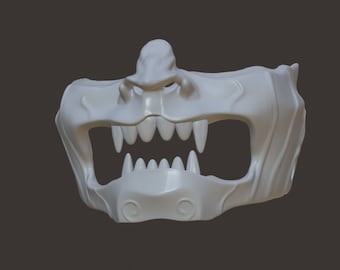 Oni Mask STL File - Etsy