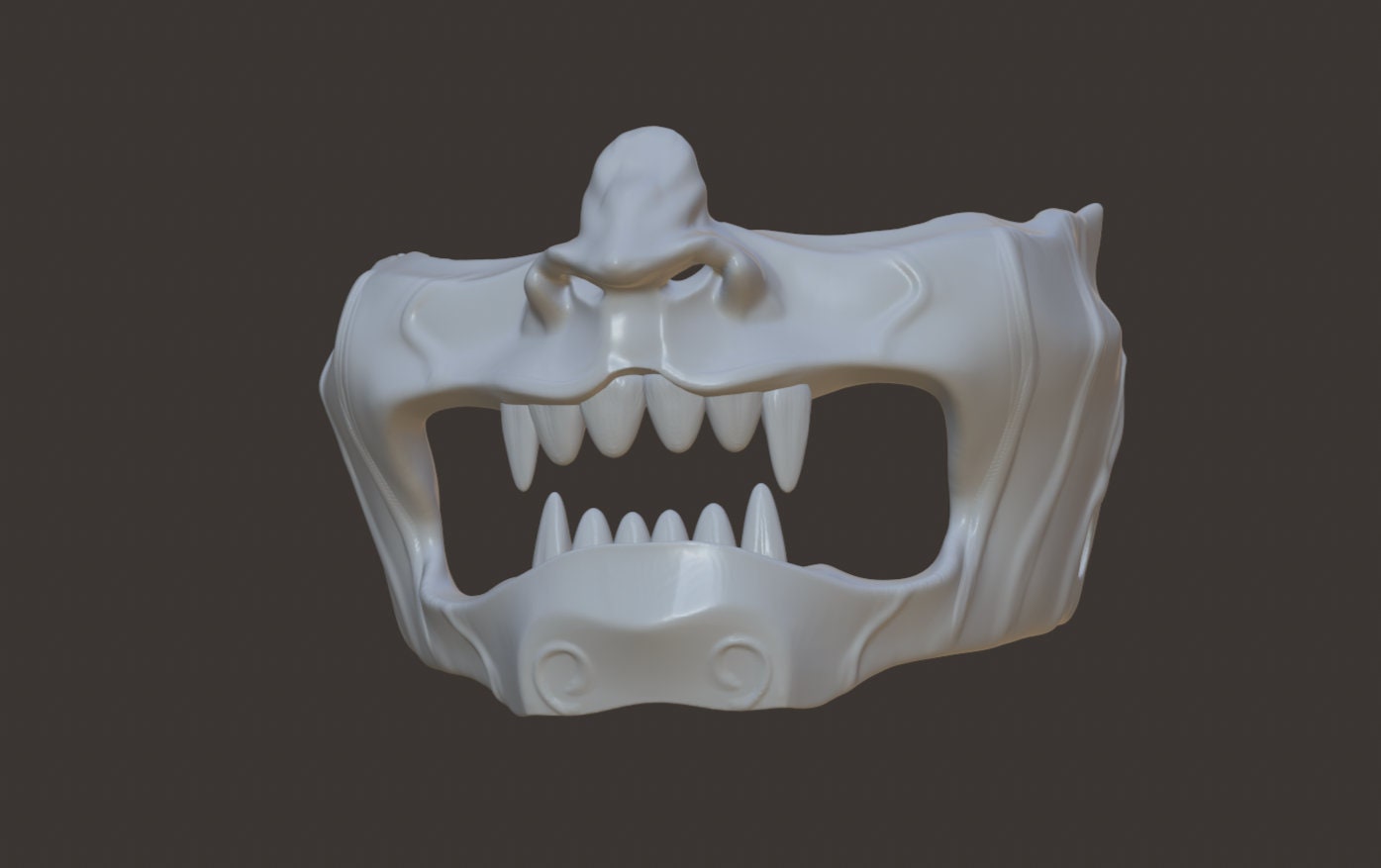 Oni Mask STL - Etsy