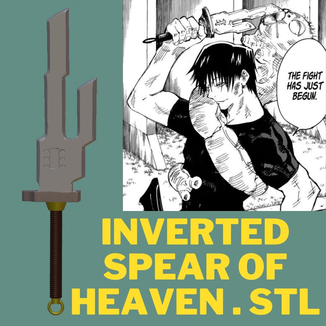 Toji Fushiguro's: Inverted Spear of Heaven .stl - Jjk - Etsy