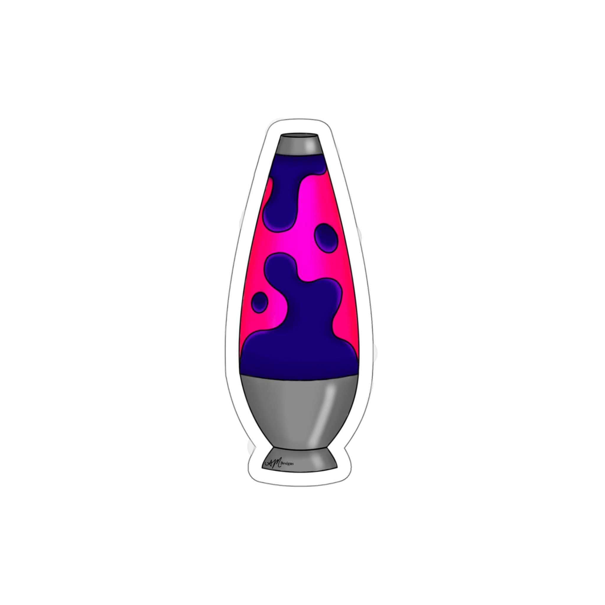 Lava Lamp Simple Fun Die-cut Sticker | Groovy Kid Friendly Decal | 60s ...