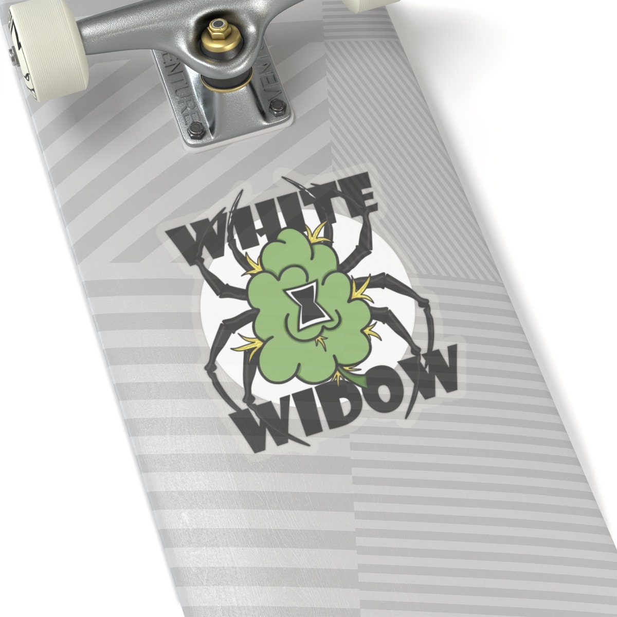 White Widow Strain Kiss-cut Sticker Weed Label Marijuana Decal Cool ...