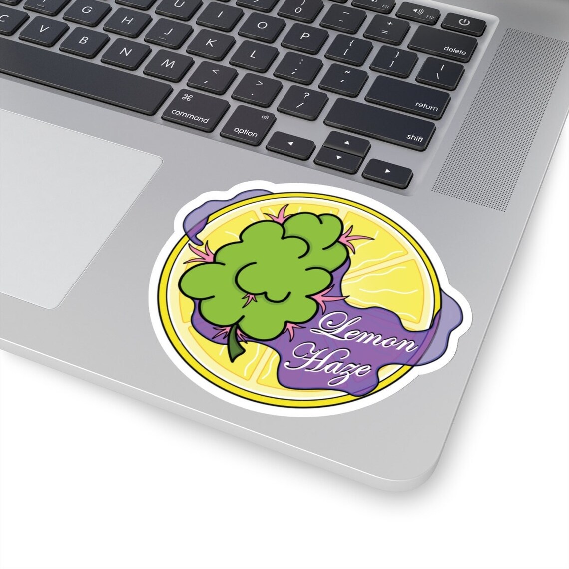 Lemon Haze Strain Kiss-cut Sticker Pink Lemonade Weed Label Marijuana ...
