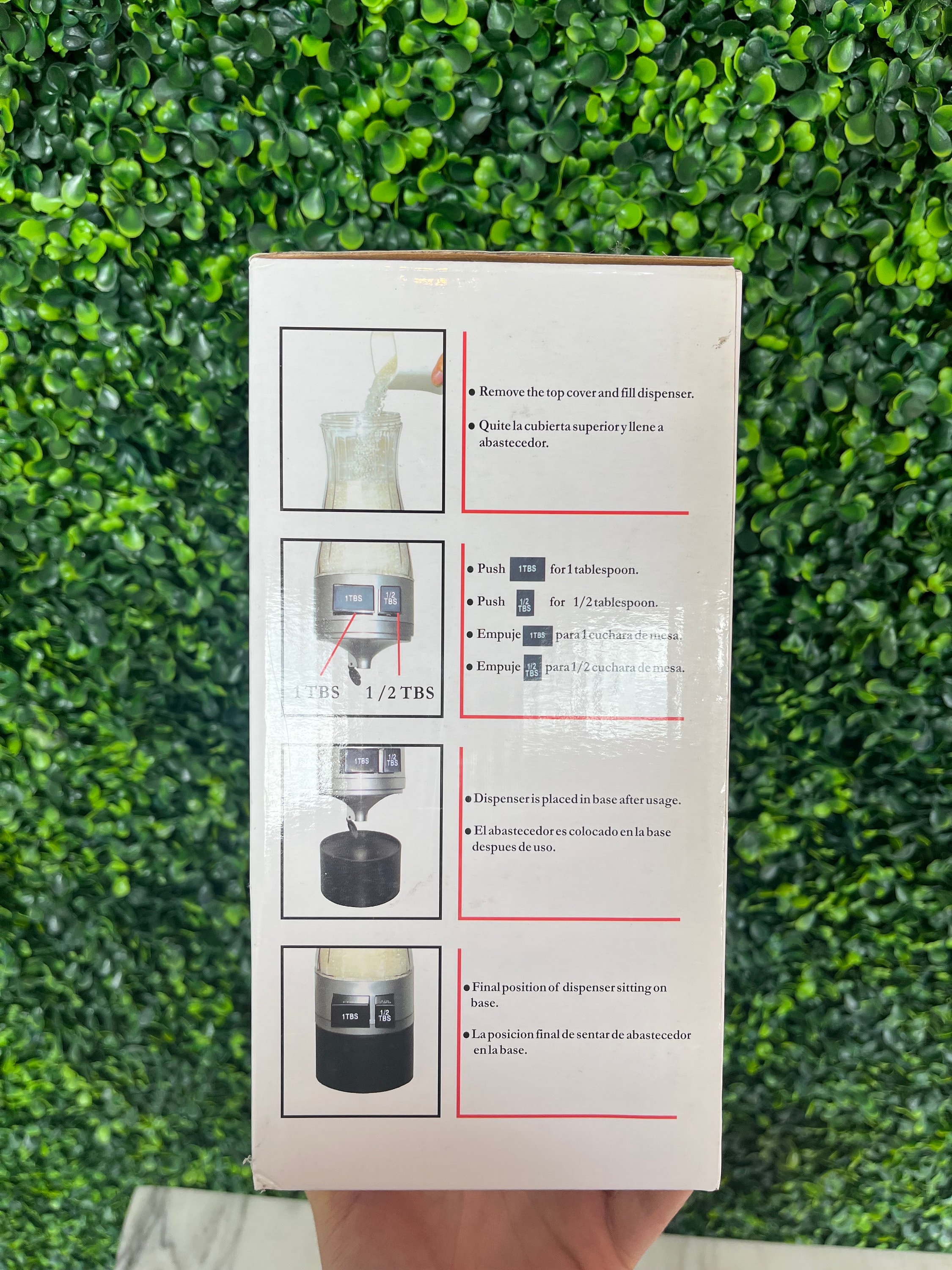 Sugar/spice Dispenser- 1 Tablespoon and 1/2 Tablespoon - Etsy