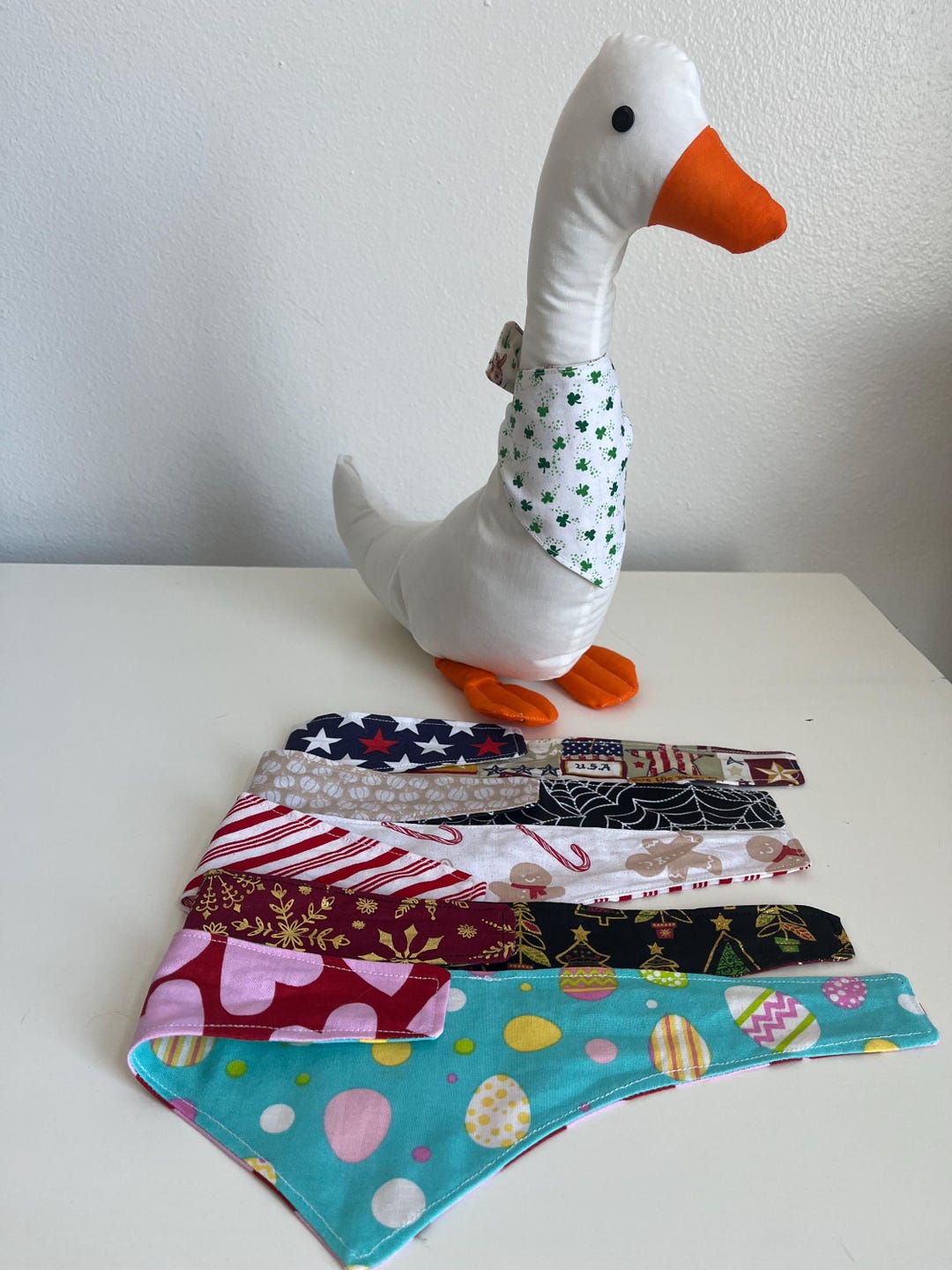 Fabric Goose, Indoor Goose, Porch Goose, Goose Plush, Holiday Clothes ...