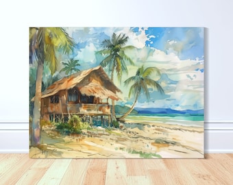 Pasig Palette Canvas Art Print, Filipino Art, Philippines Art, Pinoy ...