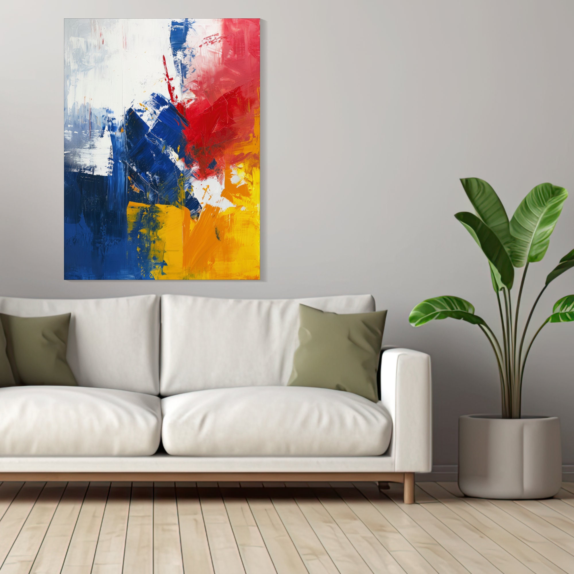 Colors of the Philippines Flag Canvas Art Print - Filipino Art ...