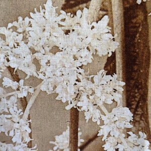 Handmade 100% LINEN 'betsy' Floral Vintage Artwork Print - Linen Wall ...