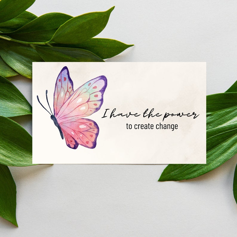 Positive Affirmation Cards, Self-love, Affirmation Cards, Anxiety ...