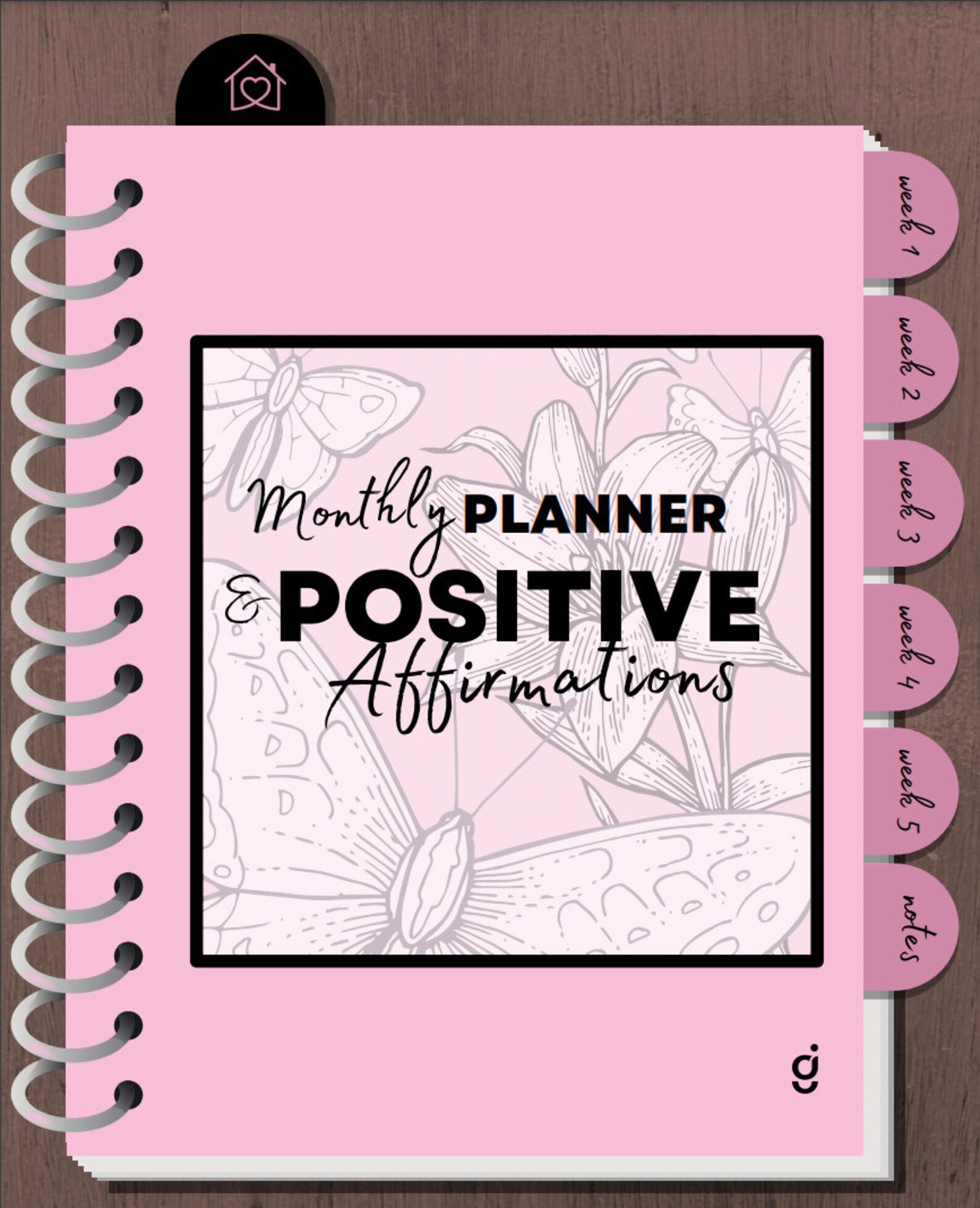 Monthly Planner, Undated Planner, Weekly Pages, Daily Pages, Notes ...