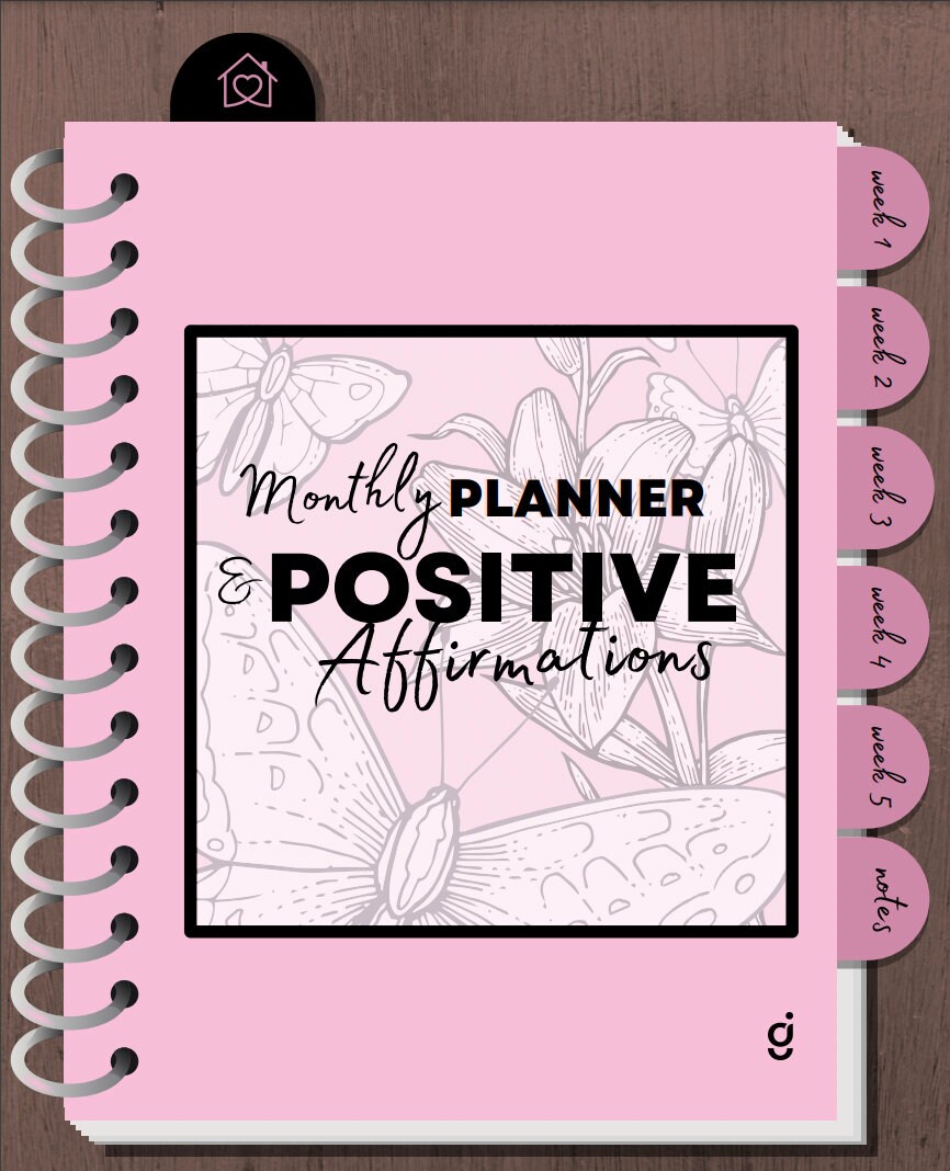 Monthly Planner, Undated Planner, Weekly Pages, Daily Pages, Notes ...