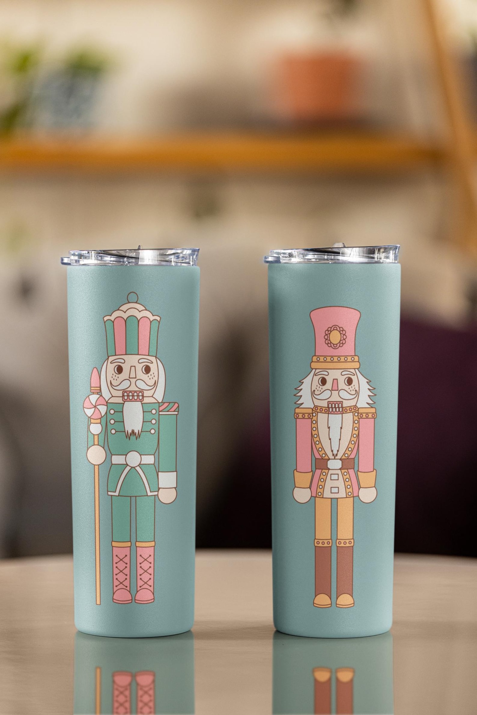 Personalised Christmas Skinny Tumbler Wrap 20oz | Custom Name | Christmas Nutcracker Vibes | PNG ...