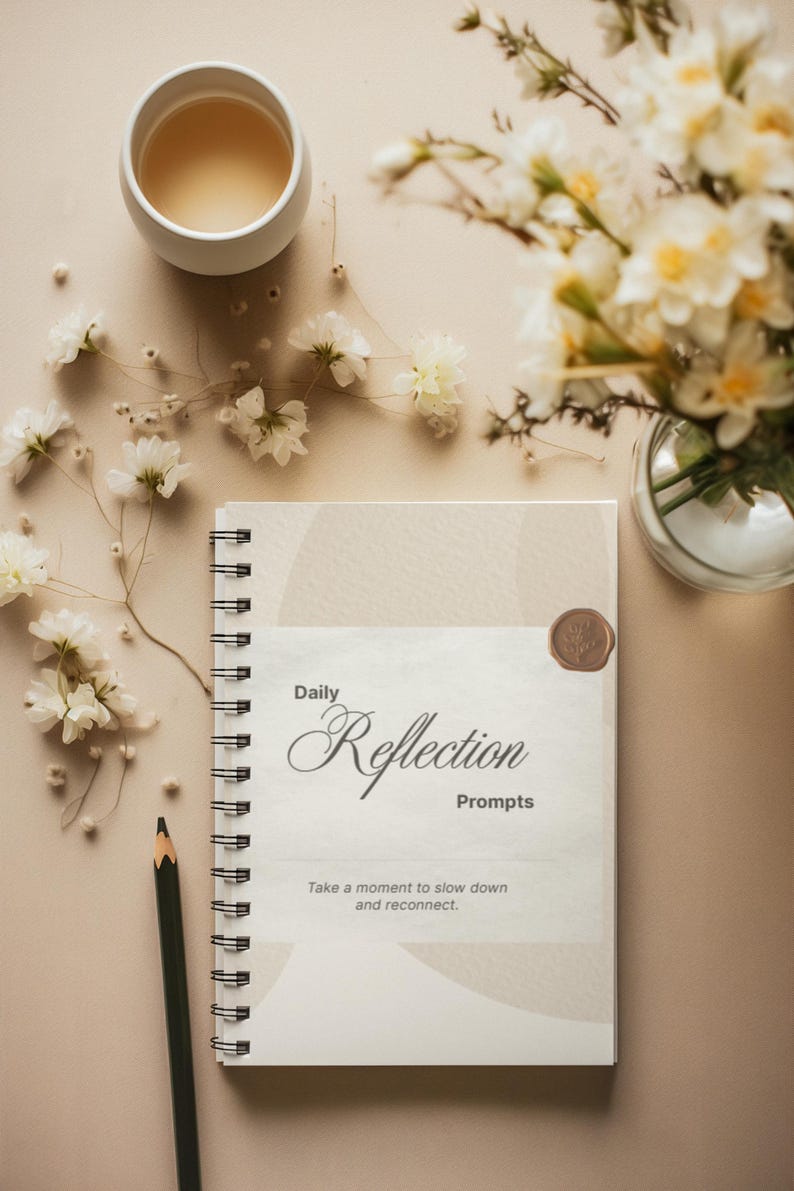 75 Guided Journal Prompts | Self Reflection, Personal Growth (digital ...