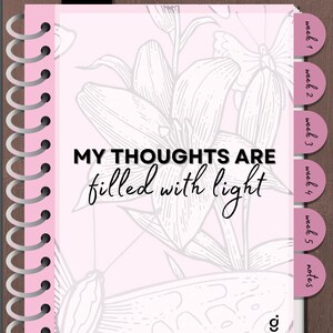 Monthly Planner, Undated Planner, Weekly Pages, Daily Pages, Notes ...