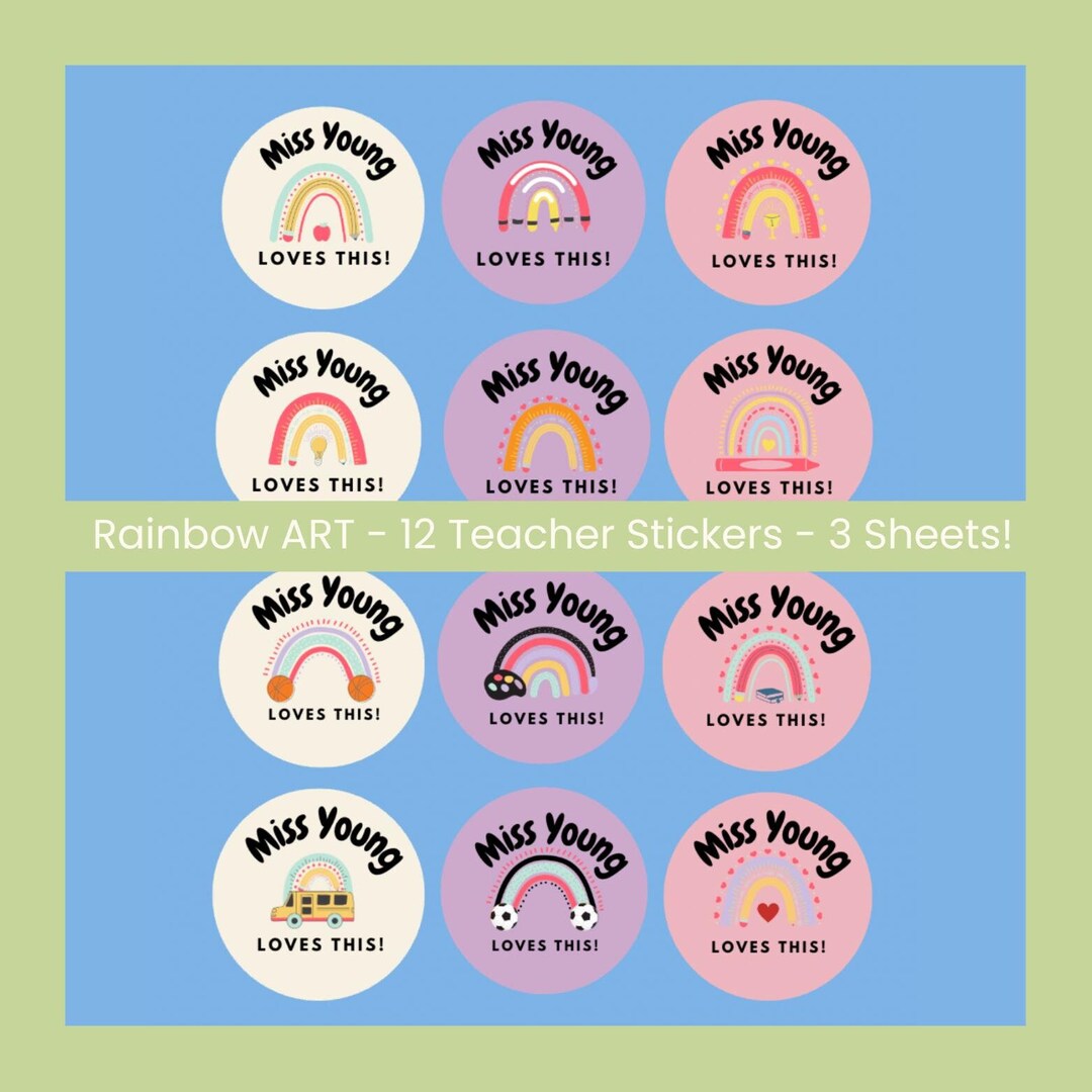 Well Done Stickers - Teacher Stickers - 12 Reward Stickers ...