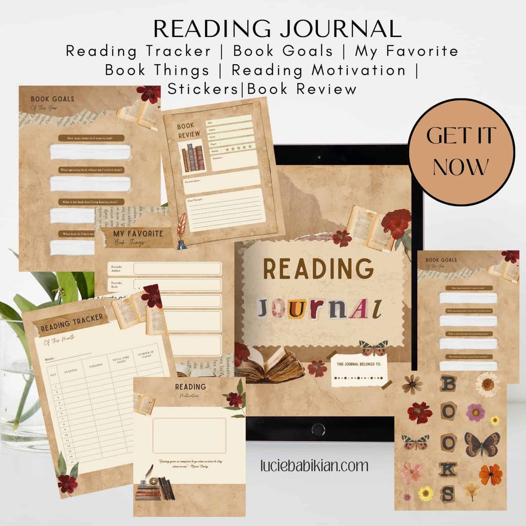 Reading Journal, Book Goals, Books to Read, Reading Tracker, Reading ...