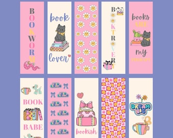 Book Lover Bookmarks | 16 Unique Designs (PDF Files) - Etsy