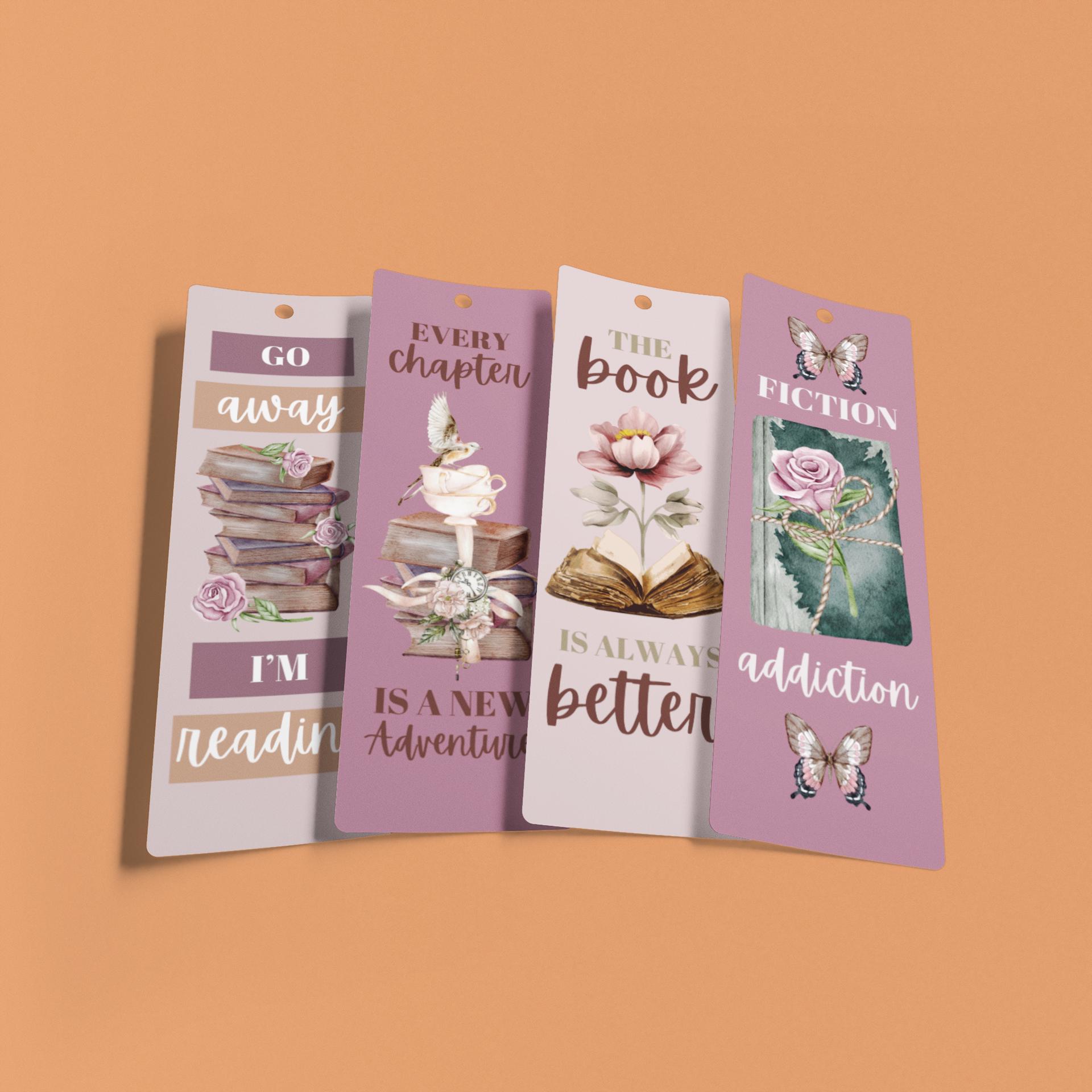 Bookmarks Bundle Book Lovers 16 Bookmarks for Bookoholics Digital ...