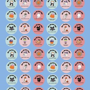 Halloween Teacher Stickers: 36 Personalized Reward Stickers (PDF ...