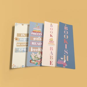 Bookmarks Bundle | Book Lovers | 16 Bookmarks for Bookoholics | Digital ...