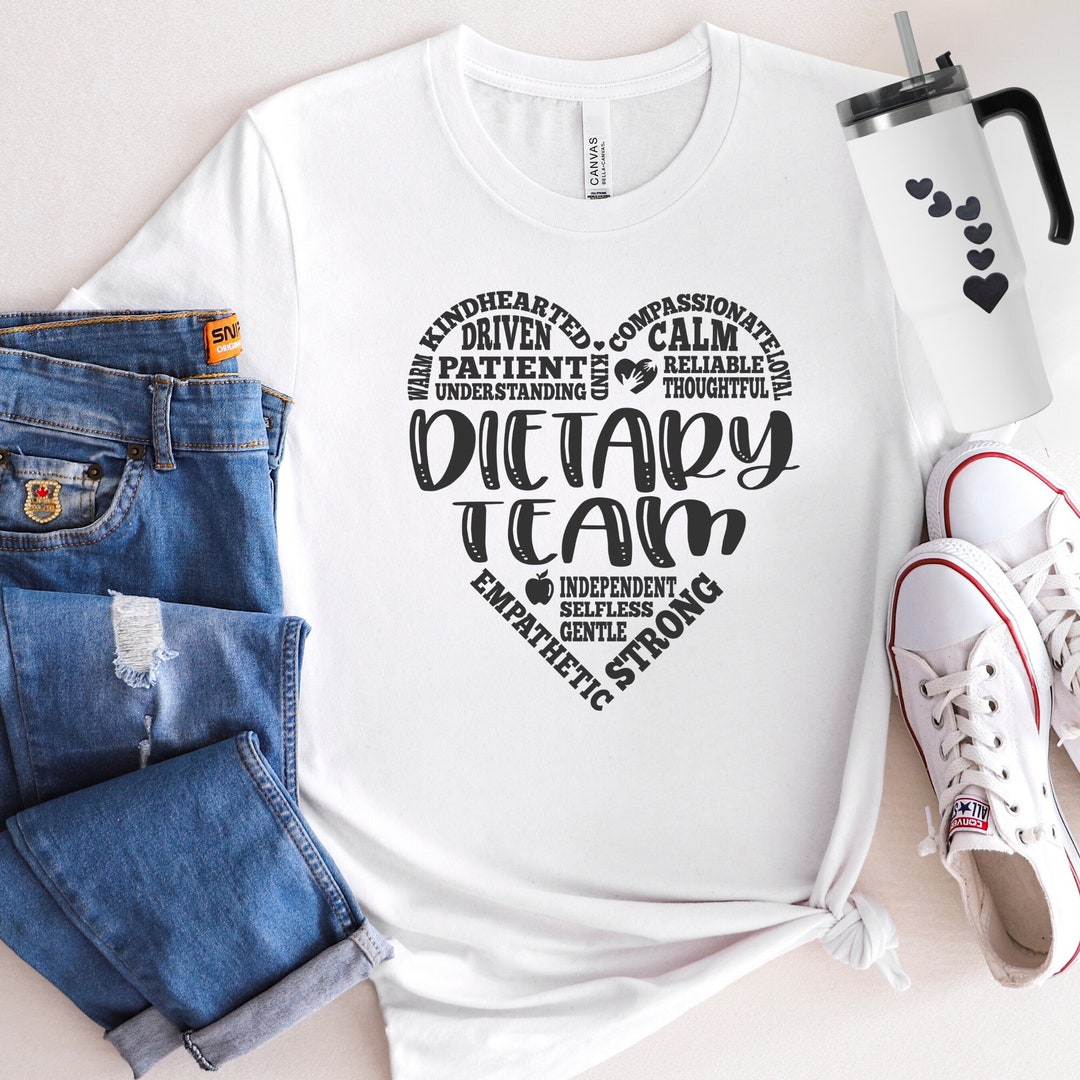 Dietary Team Shirt, Food Nutrition, Dietary Aide, Catering for You ...