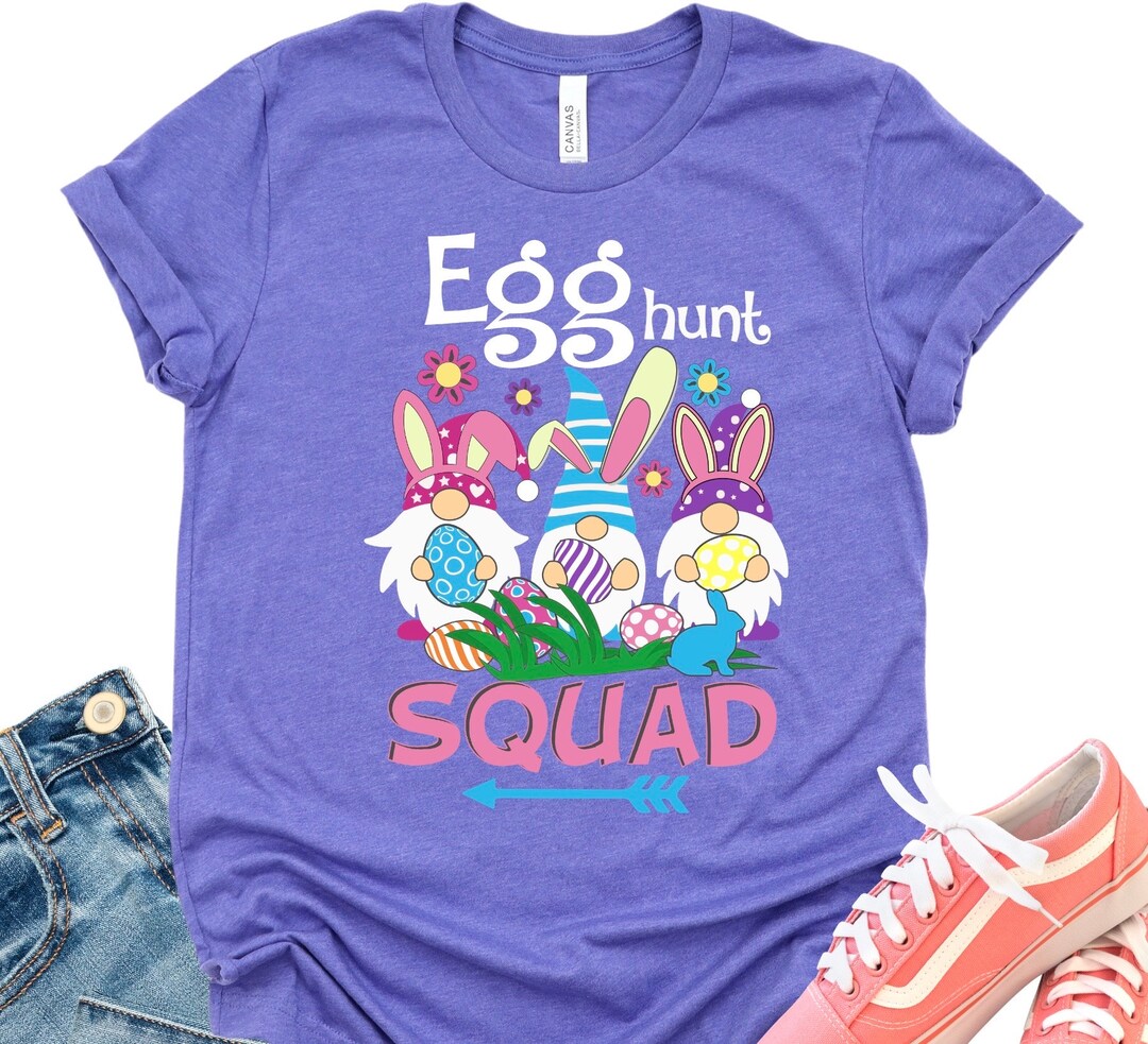 Egg Hunt Squad Shirt, Plus Size Easter Shirt, Cute Easter Shirt, Easter ...