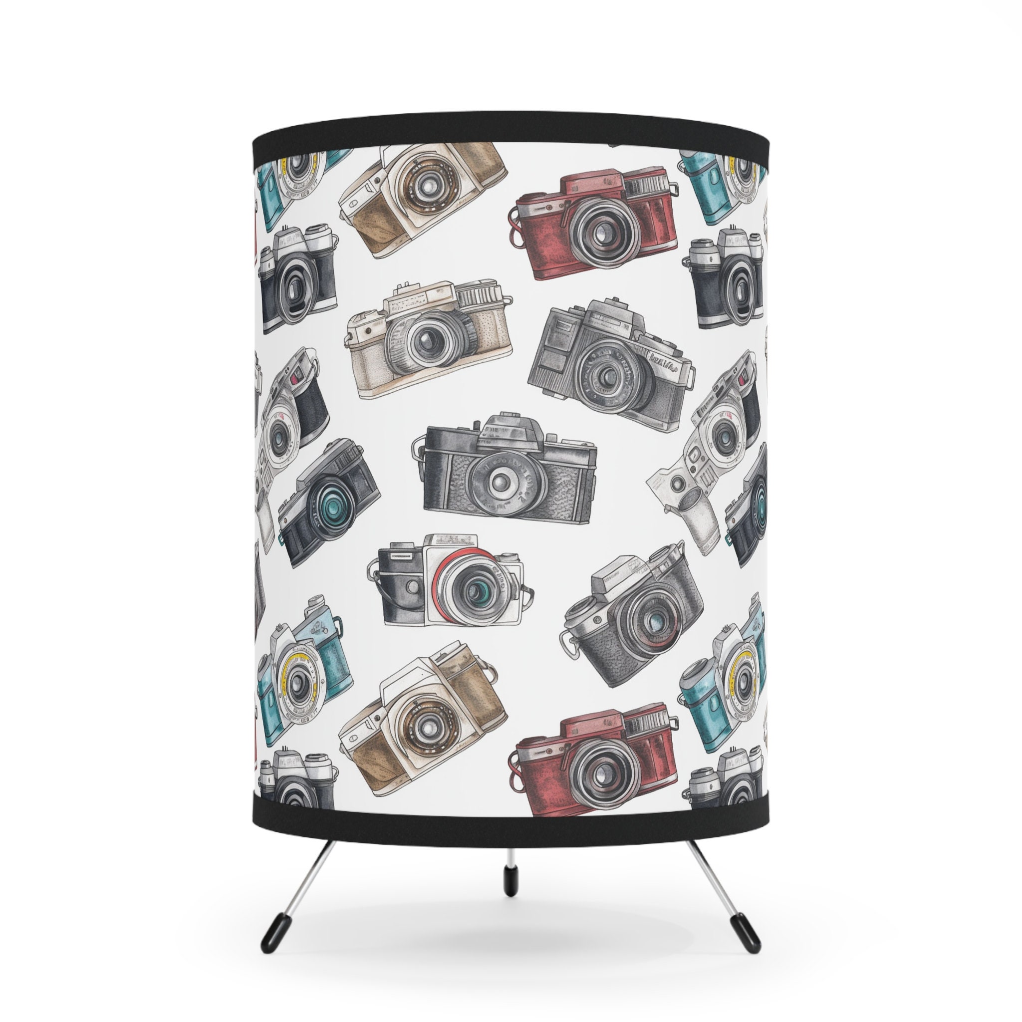 12 Pack Cameras Medley Digital Paper - Seamless Pattern - Camera ...