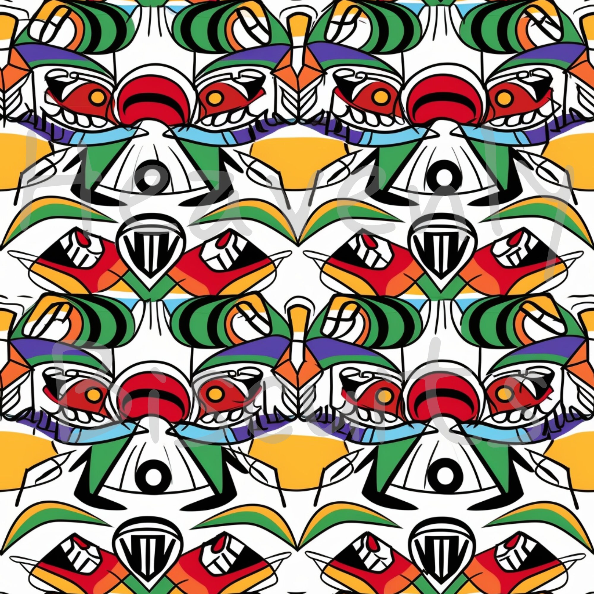 12 Pack African Medley Digital Paper Seamless Pattern - Etsy