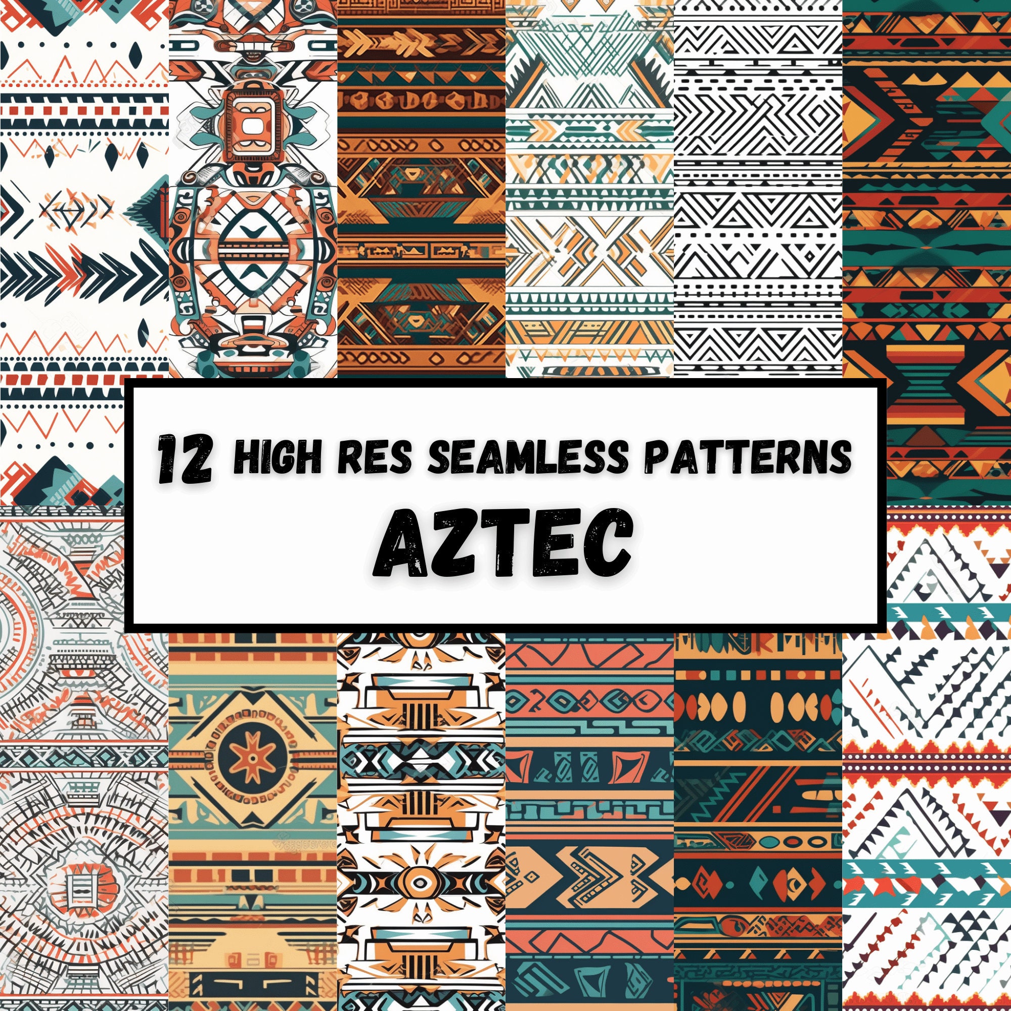 Aztec Design Wallpaper