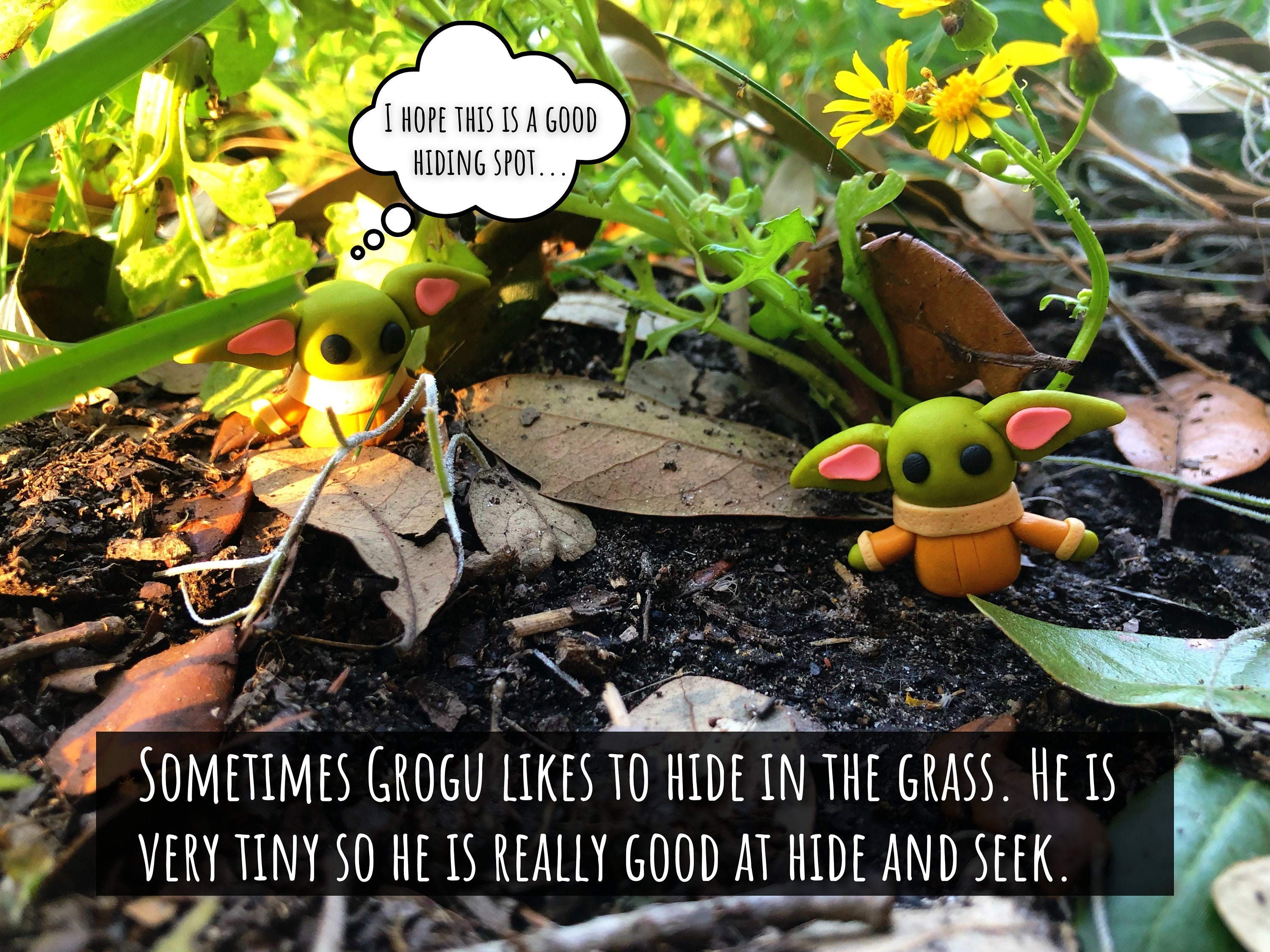 Baby Yoda Clay Figure Adopt a Grogu Handmade Star Wars - Etsy