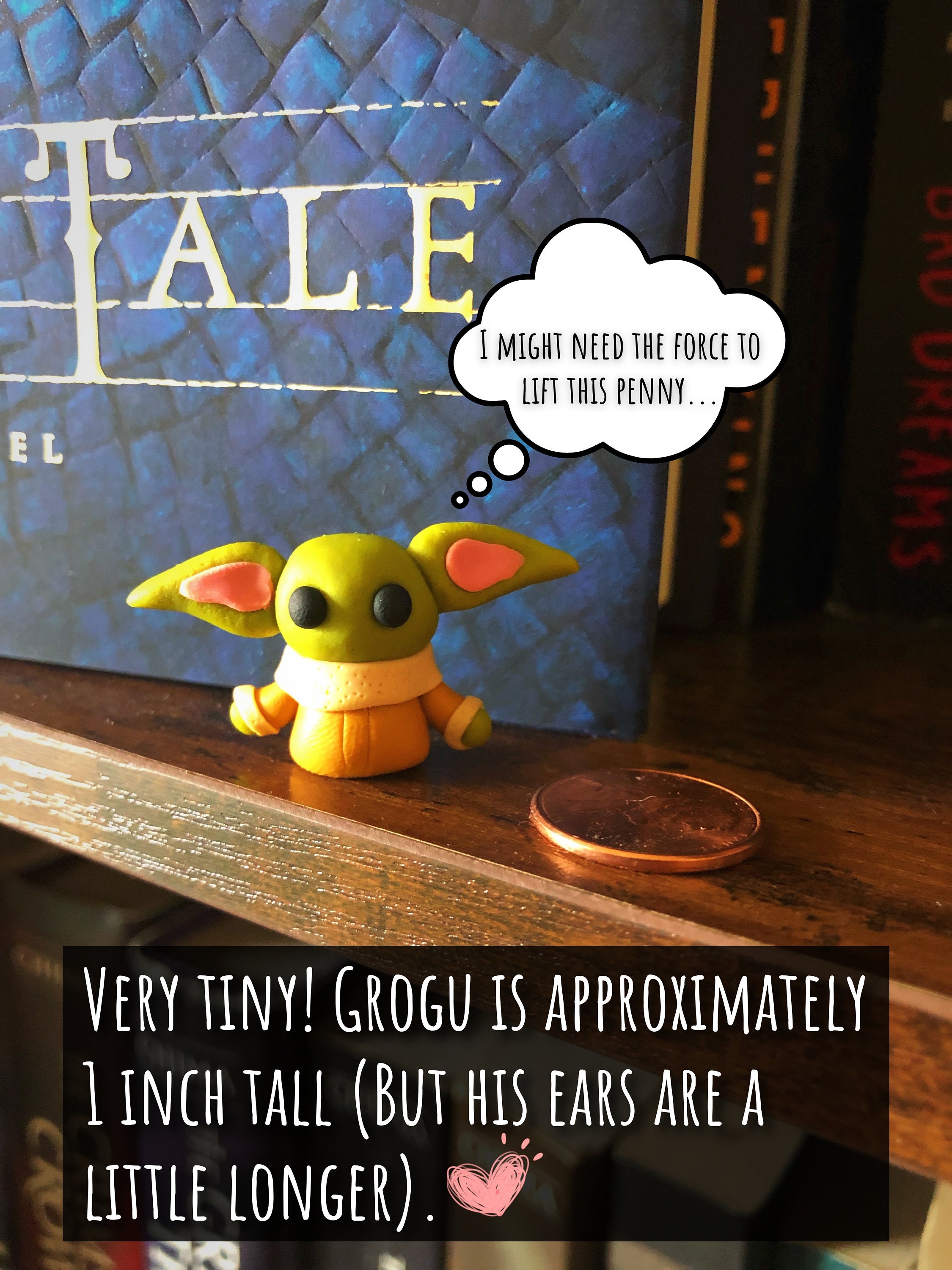 Baby Yoda Clay Figure Adopt a Grogu Handmade Star Wars - Etsy