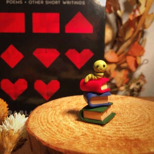 Clay Bookworm | Nerdy Gifts for Readers | Writer Gifts | Bibliophile ...