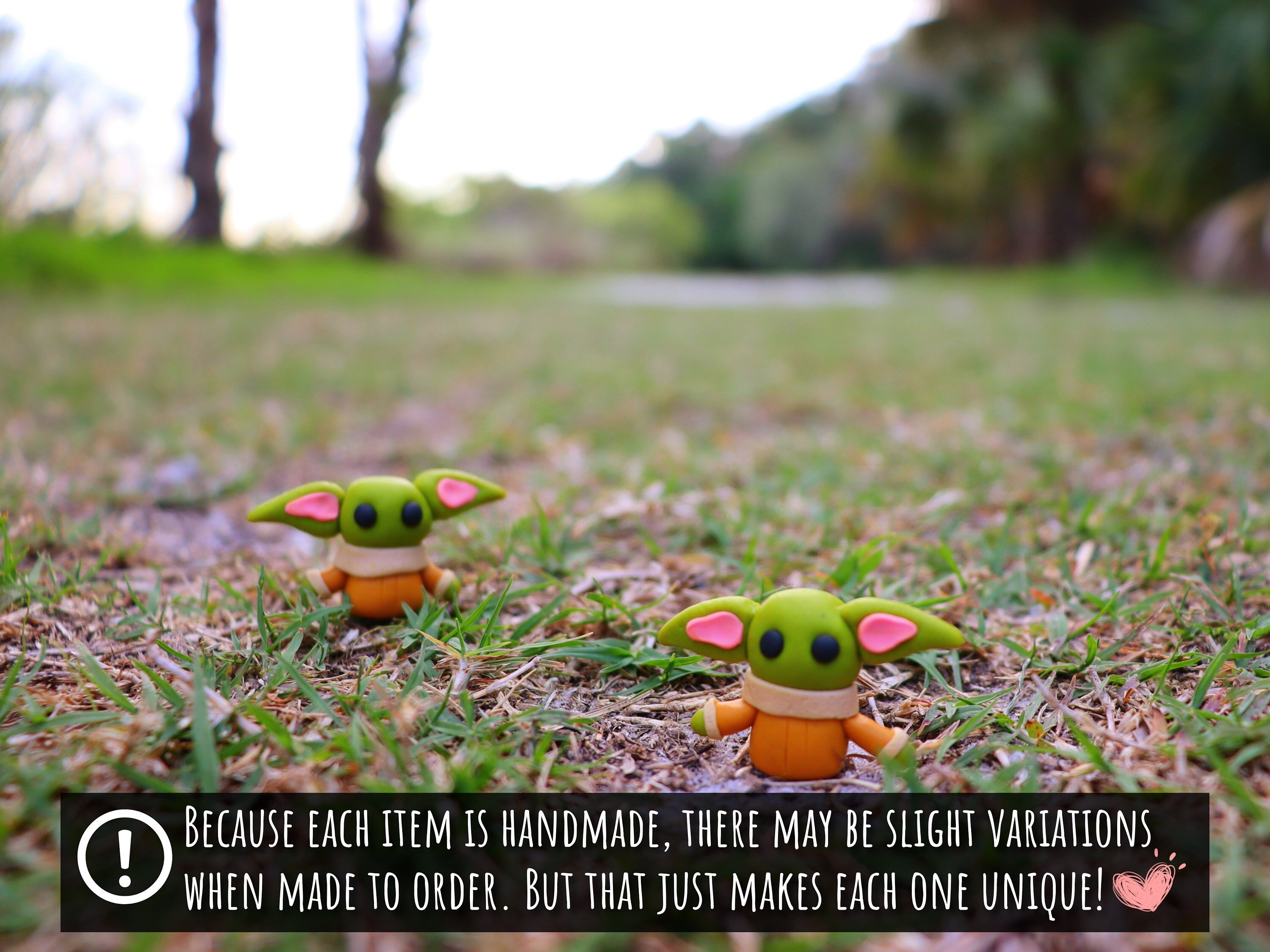 Baby Yoda Clay Figure Adopt a Grogu Handmade Star Wars - Etsy