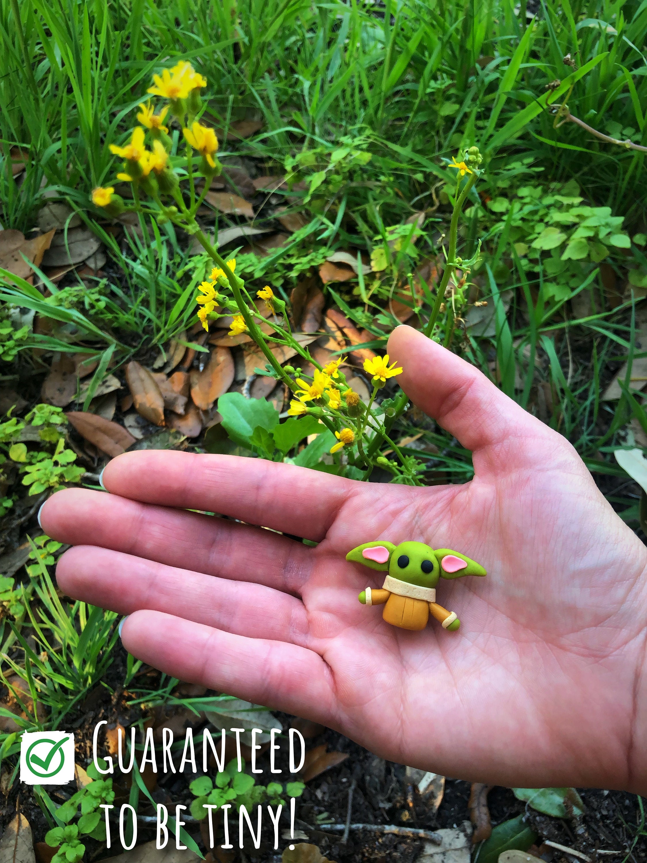 Baby Yoda Clay Figure Adopt a Grogu Handmade Star Wars - Etsy