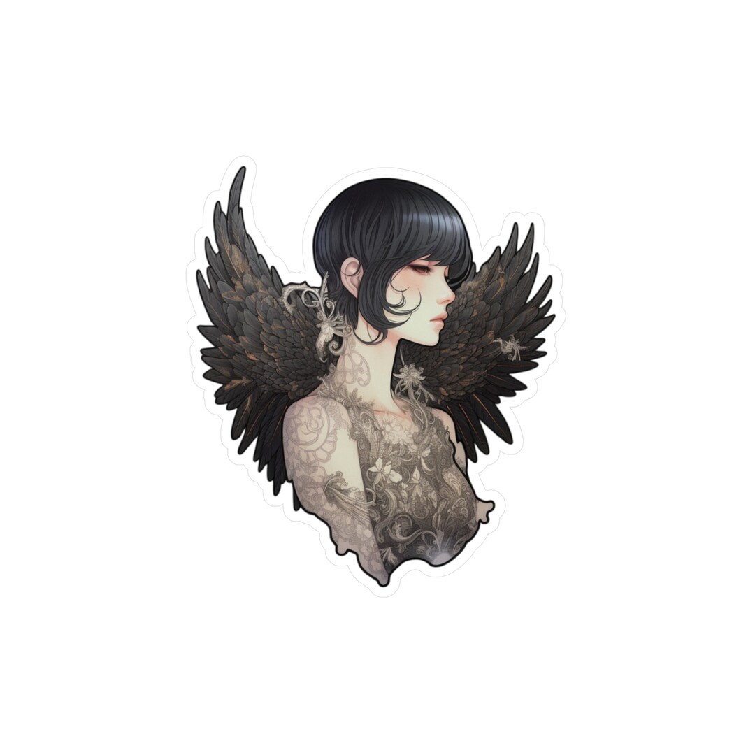 Fallen Angel Waterproof Vinyl Anime Sticker - Etsy