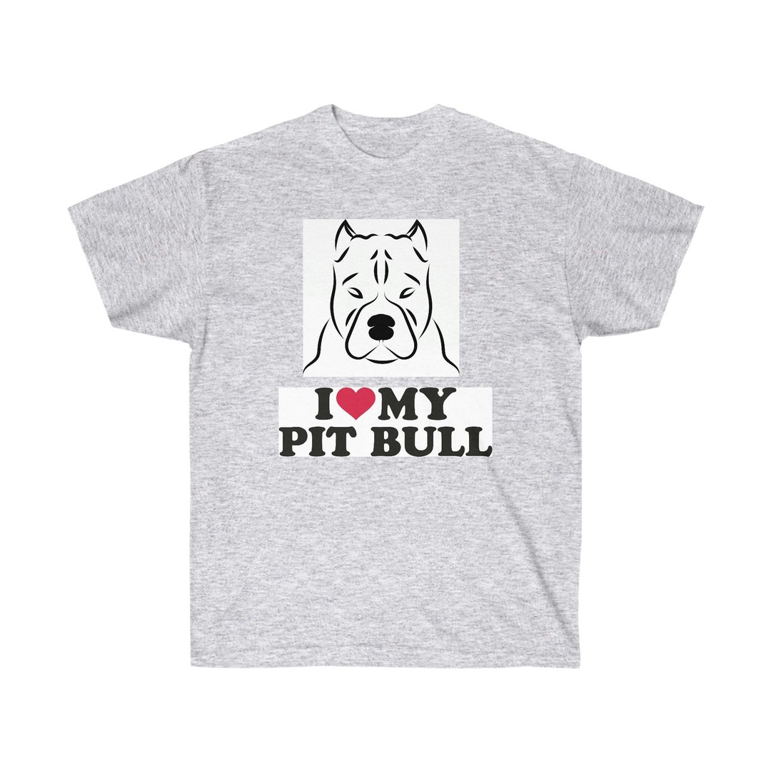 Unisex Ultra Cotton Tee Pit, Love Dog, Pit Bull - Etsy